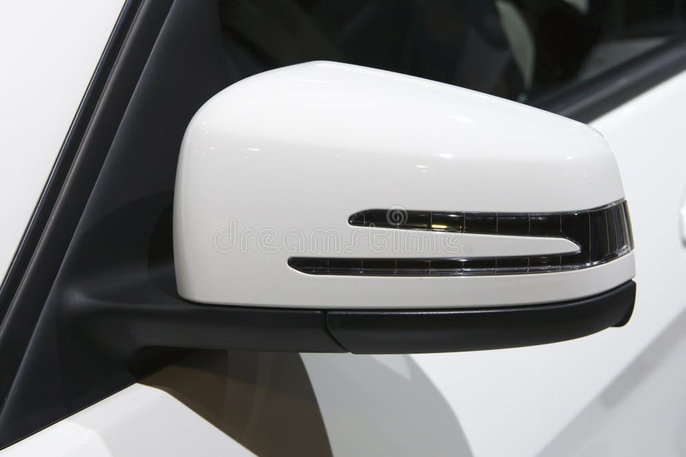 Macro lateral rear mirror stock photo. Image of handle - 8498502