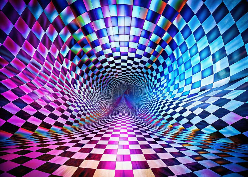 A Macro Lens Captures the Psychedelic Illusion of a Distorted Purple ...