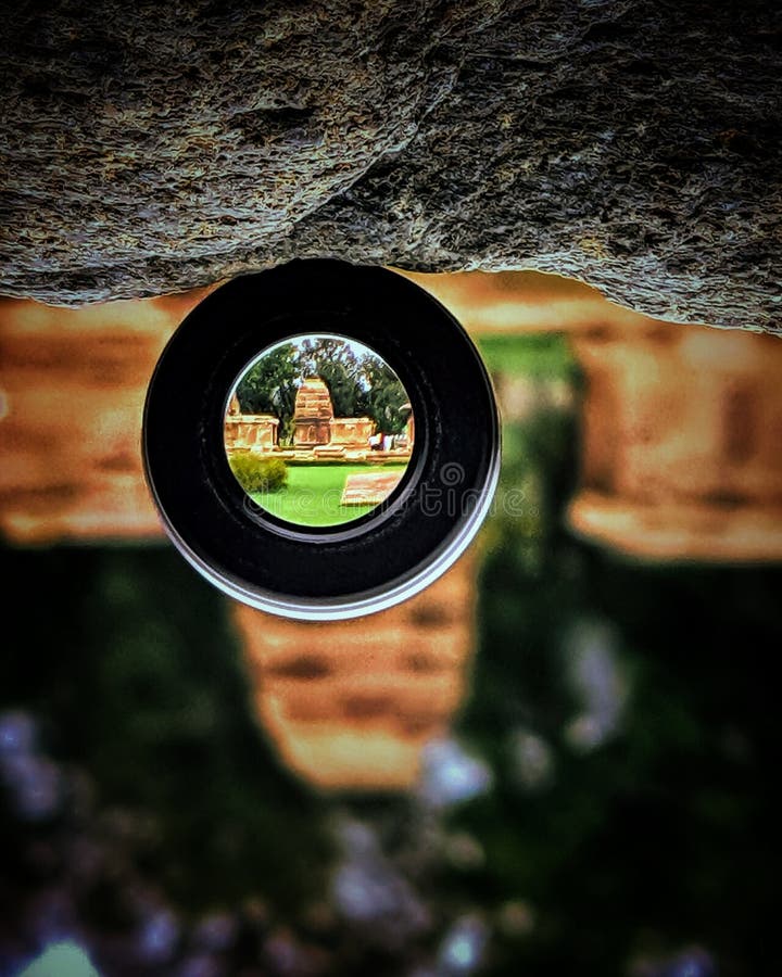 Macro lens, inverted inage stock image. Image of inage - 165450733