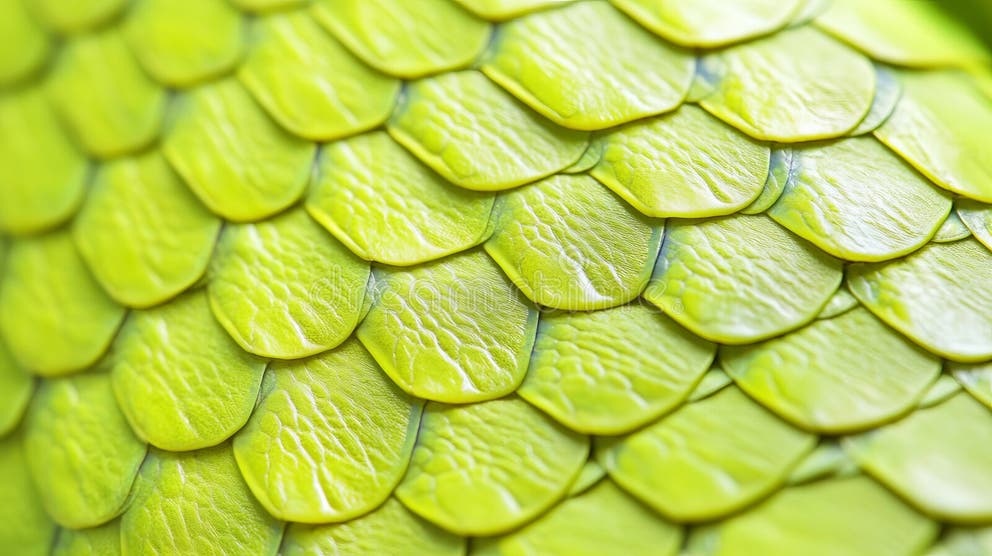 A Macro Lens View of the Complex Patterns on Green Snake Scales Stock ...