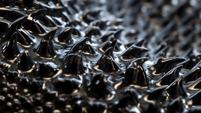 Macro Magnetic Symphony: Exploring Biogenic Textures in Silver ...