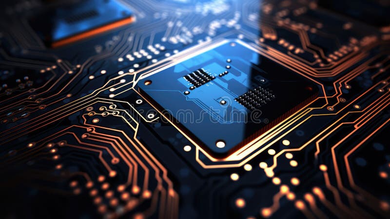 Macro matrix texture stock illustration. Illustration of metallic ...