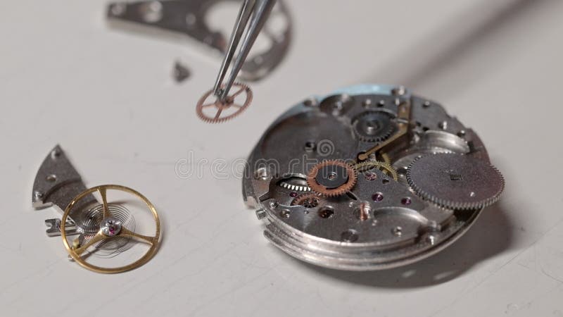 Internal Mechanism of a Watch Stock Footage - Video of clockwork ...