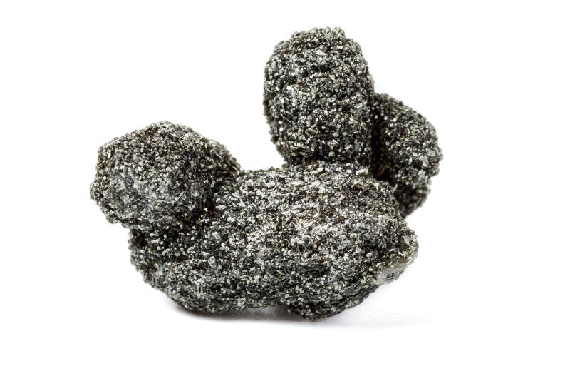 Chlorite Quartz Crystal (Prase Quartz) Stock Image - Image of ...