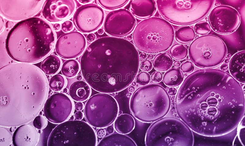Macro Oil Drops in Liquid Macro Liquid Bubbles Stock Photo - Image of ...