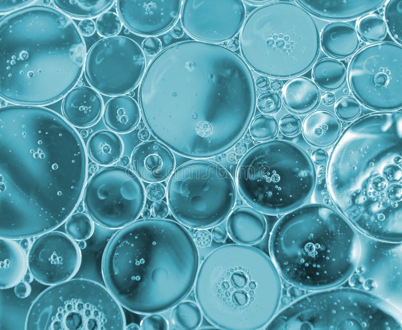 Macro Oil Drops in Liquid Macro Liquid Bubbles Stock Photo - Image of ...