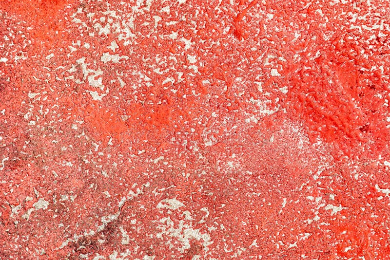 Macro of Old Textured and Faded Red Paint Work Stock Photo - Image of ...