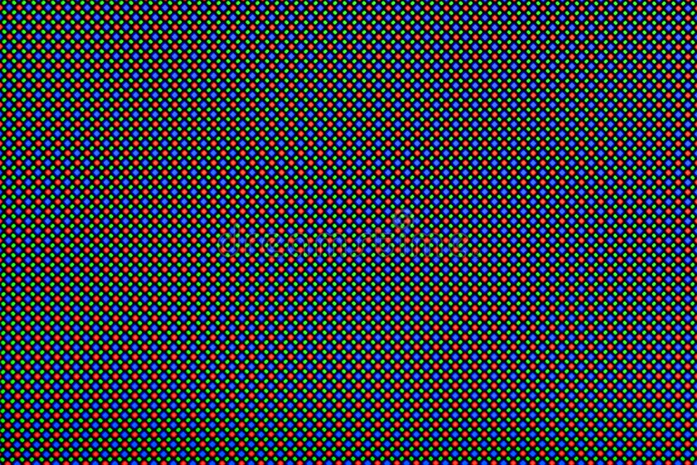 Close Up of OLED Pixels Structure on Display Stock Image - Image of ...