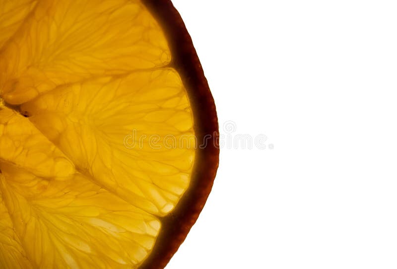 Macro of an Orange Being Backlit Stock Photo - Image of orange, backlit ...