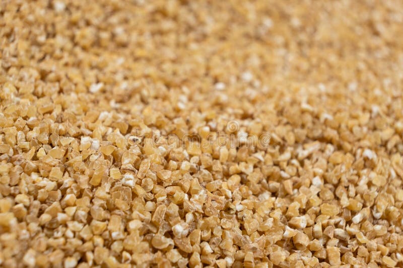 Macro Organic Uncooked Wheat Groats Stock Image - Image of wholegrain ...
