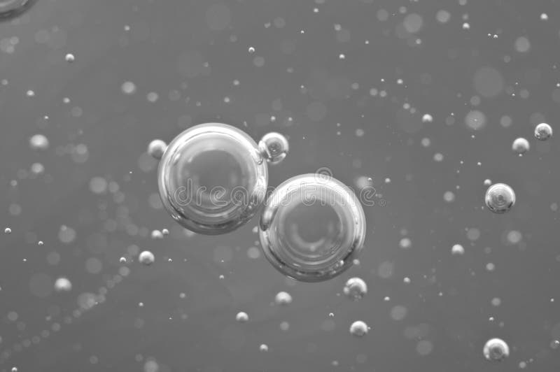 Oxygen Bubbles on a White Background. O2 Stock Image - Image of ...