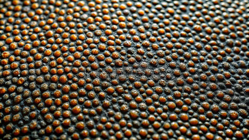 Macro Perspective Orange Bumps on Dark Surface, Close-Up Texture Stock ...