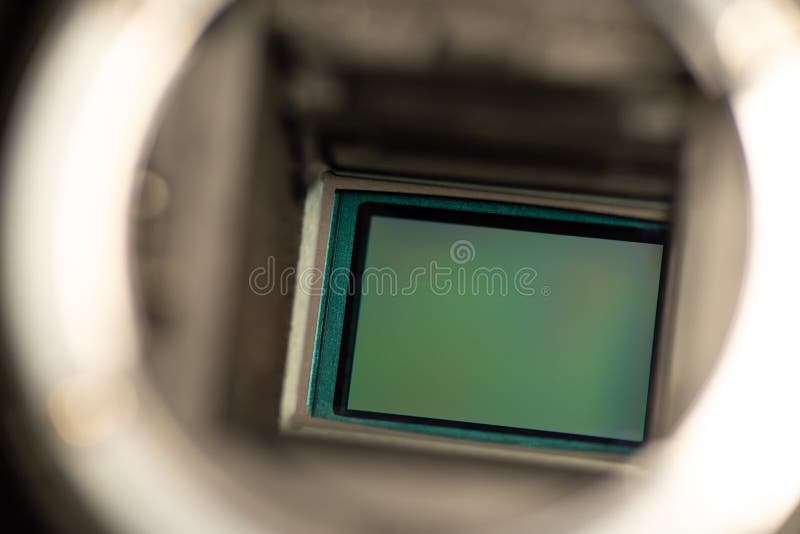 Macro Photo of an APS-C Camera Sensor Stock Photo - Image of light ...