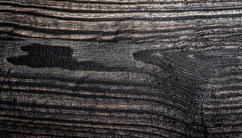 Macro Photo of Black Ebony Board Surface with Wood Texture Stock ...