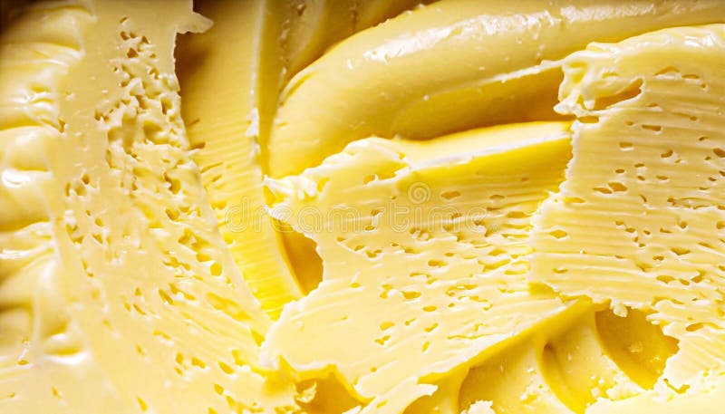 Macro Photo of Butter Texture Stock Photo - Image of shadow, background ...