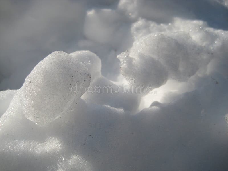 Macro Photo with a Decorative Natural Background Texture of White Snow ...