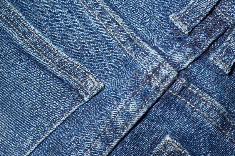 Macro Photo of Fabric Pattern, Close Up Stock Photo - Image of jeans ...