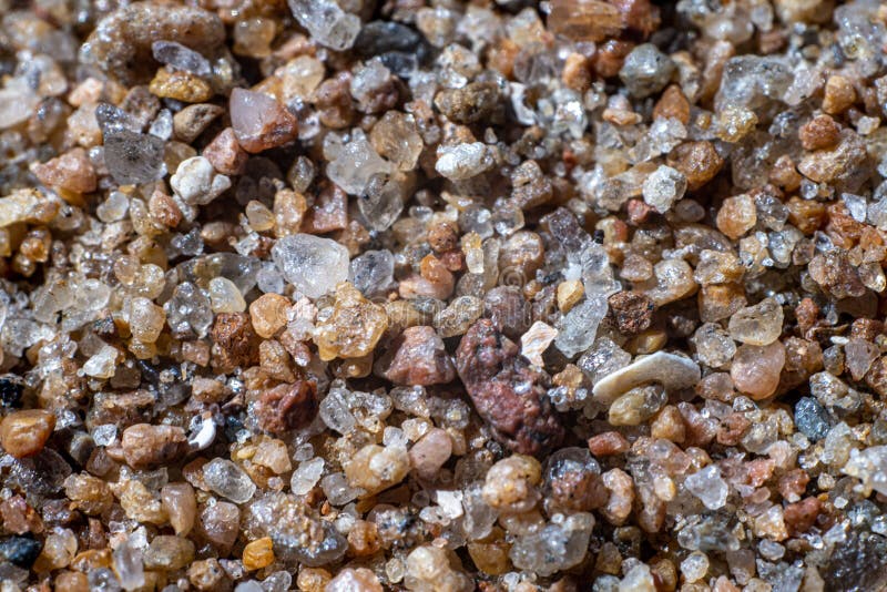 Macro Photo of Fine Grains of Sand on a Beach.. Stock Photo - Image of ...