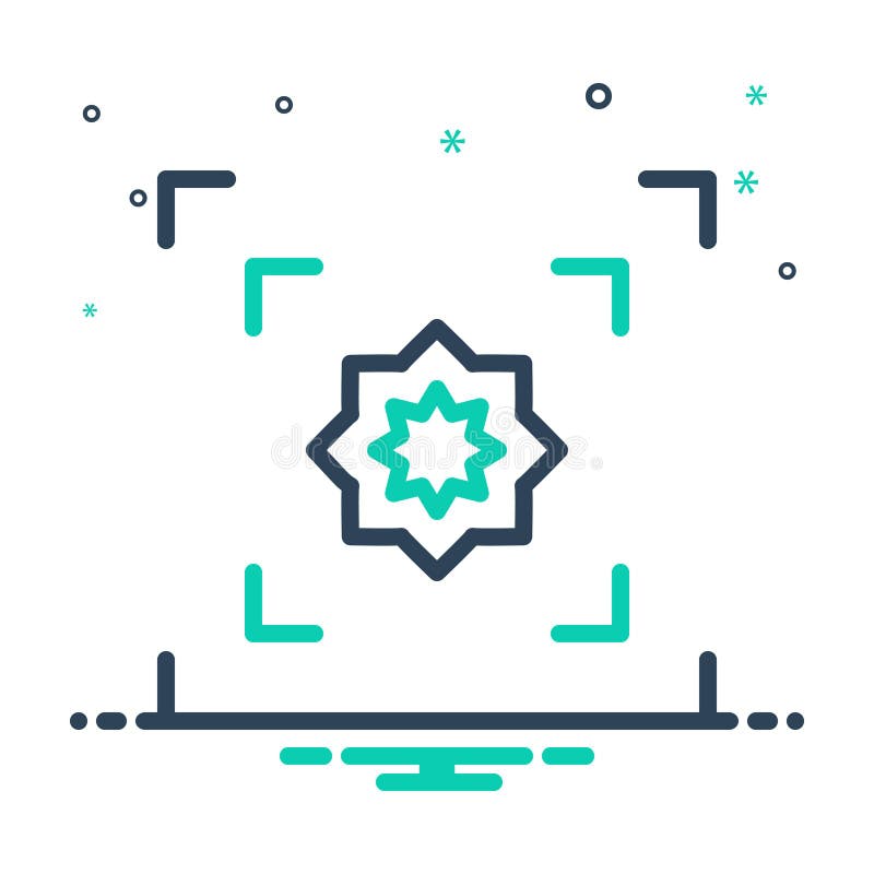 Mix Icon for Macro Photo, Frame and Snapshoot Stock Illustration ...