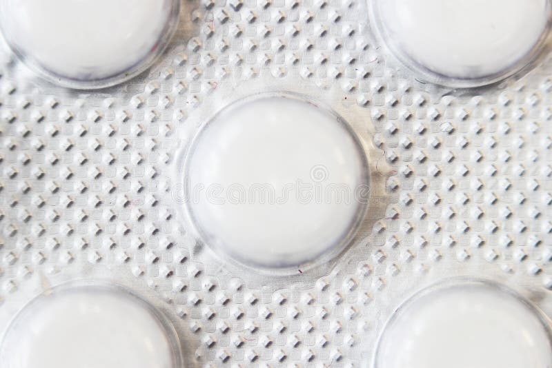 Tablets in Push-through Strip Stock Image - Image of blister ...