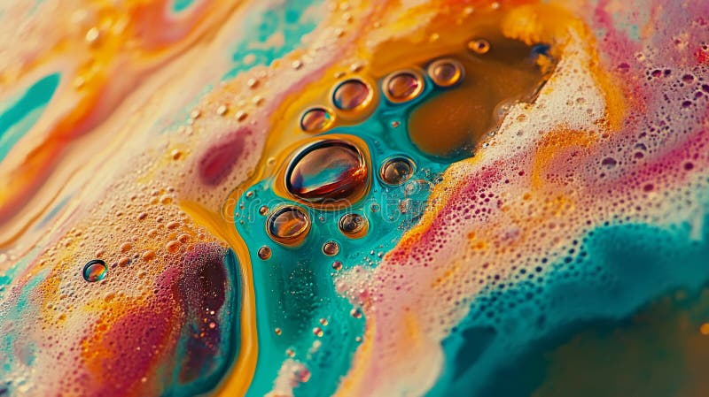 A Macro Photo of a Microscope Slide Displaying the Detailed Molecular ...