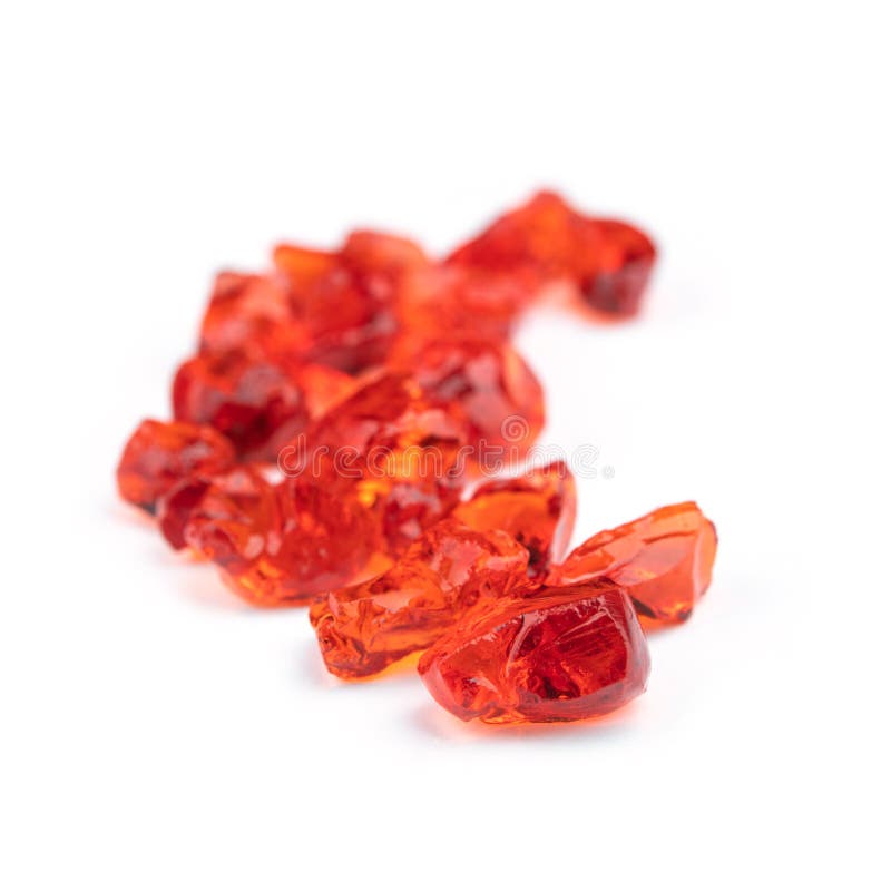 Macro Photo of Red Gems Stone Stock Image - Image of beautiful, bright ...