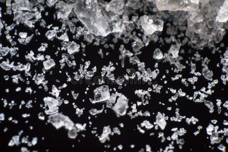 Macro Photo of Salt Crystal Stock Image - Image of closeup, background ...