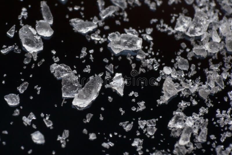 Macro Photo of Salt Crystal Stock Photo - Image of closeup, macro ...