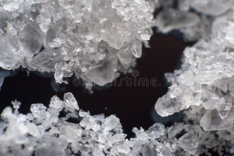 Macro Photo of Salt Crystal Stock Photo - Image of white, salt: 269042712