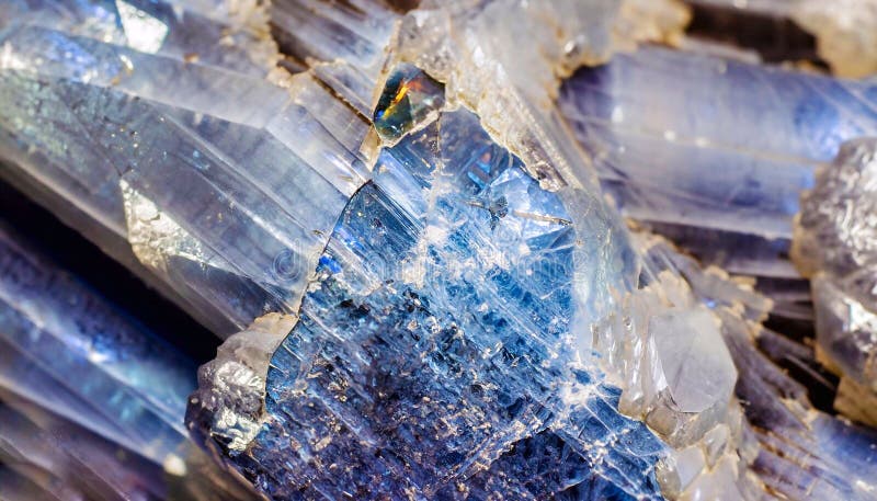 Macro Photo of Sapphire Texture with Crystal Structure Stock Photo ...