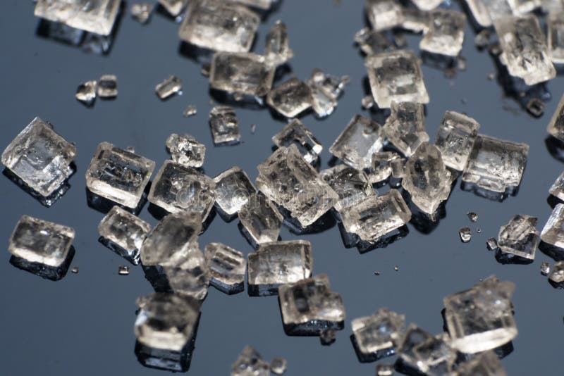 Macro Photo of Sugar Crystal Stock Image - Image of nutrition, white ...
