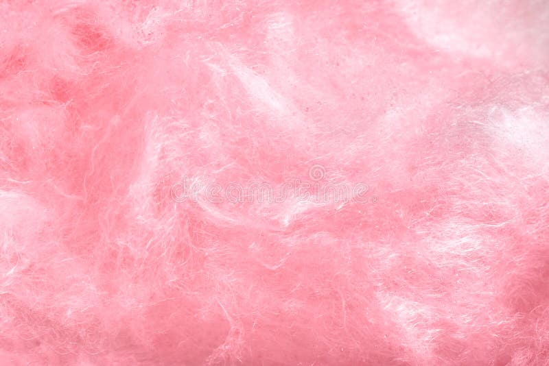 Macro Photo of Sweet Pink Cotton Candy Stock Image - Image of candy ...