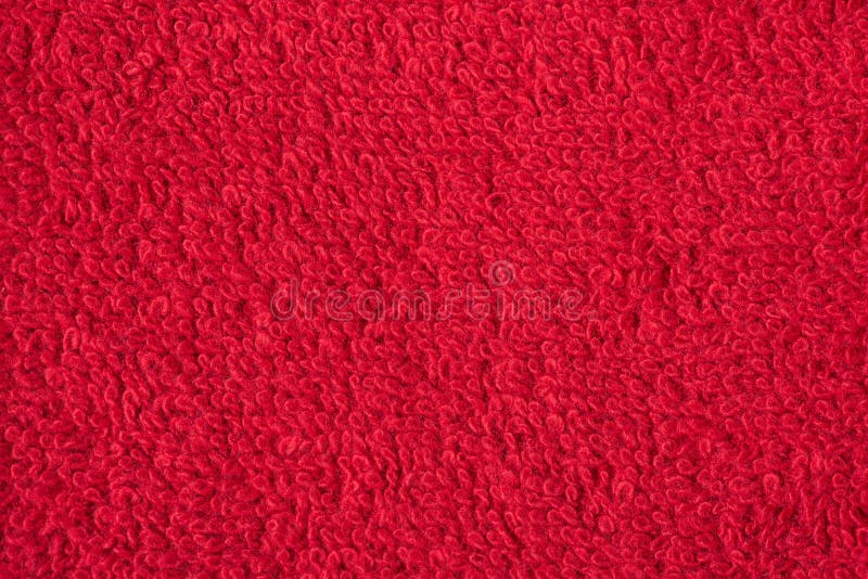 Macro Photo of the Texture of a Red Towel Stock Photo - Image of ...