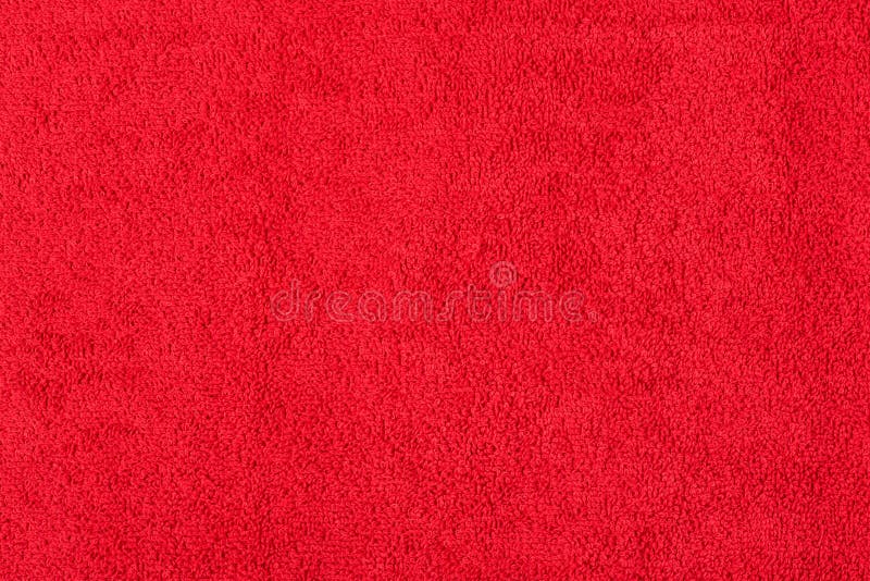 Macro Photo of the Texture of a Red Towel Stock Image - Image of macro ...