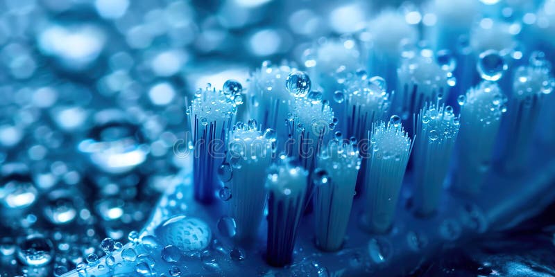 Macro Photo of Toothbrushes Stock Image - Image of dentist, hygiene ...