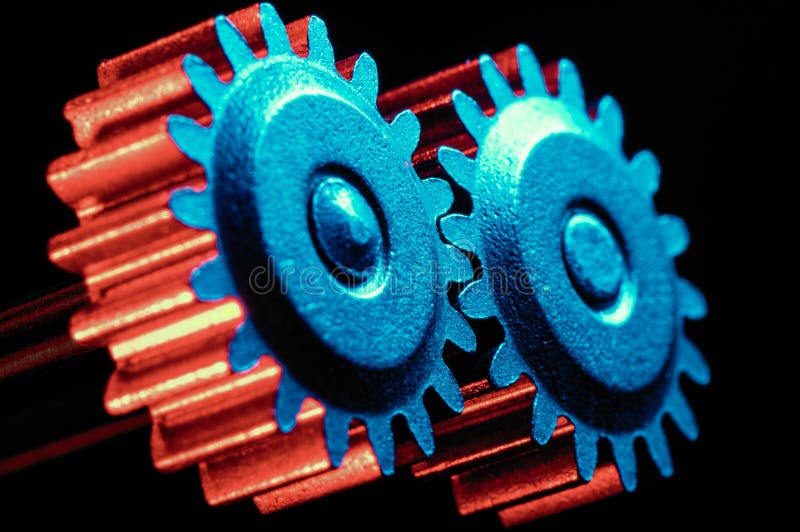 A Gear is an Important Element of a Complex Mechanism. Stock Image ...