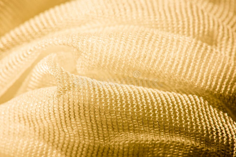 Macro Photo of Yellow Mesh Textile.. Stock Photo - Image of textile ...