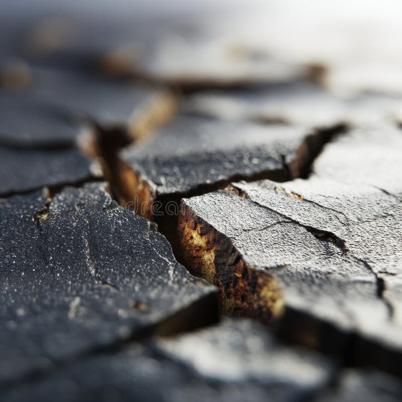 Extreme Macro of Cracked Rubber Texture – Aged Industrial Surface Stock ...