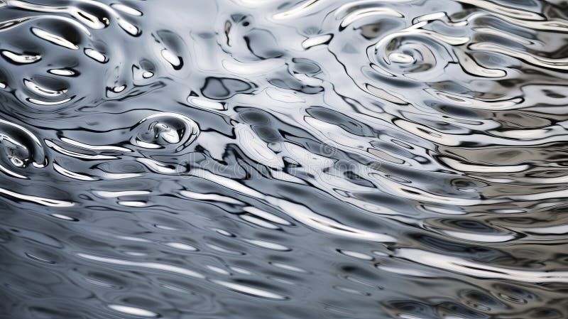 A Macro Photograph of Textured Water Ripples Stock Illustration ...
