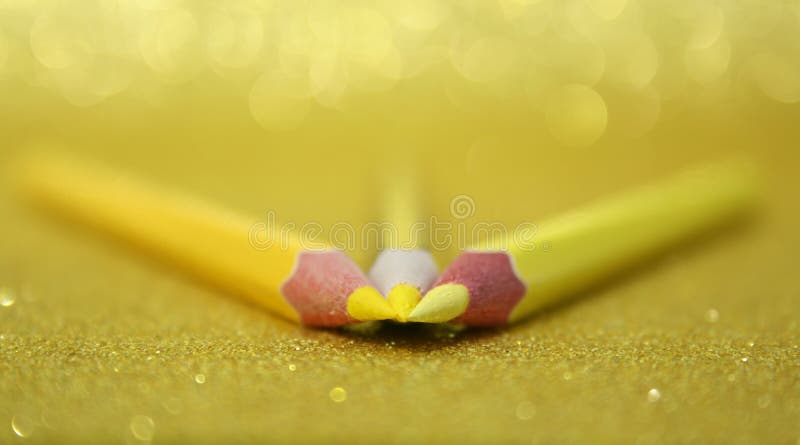 Yellow thinking stock image. Image of flat, woodenpencil - 151091281
