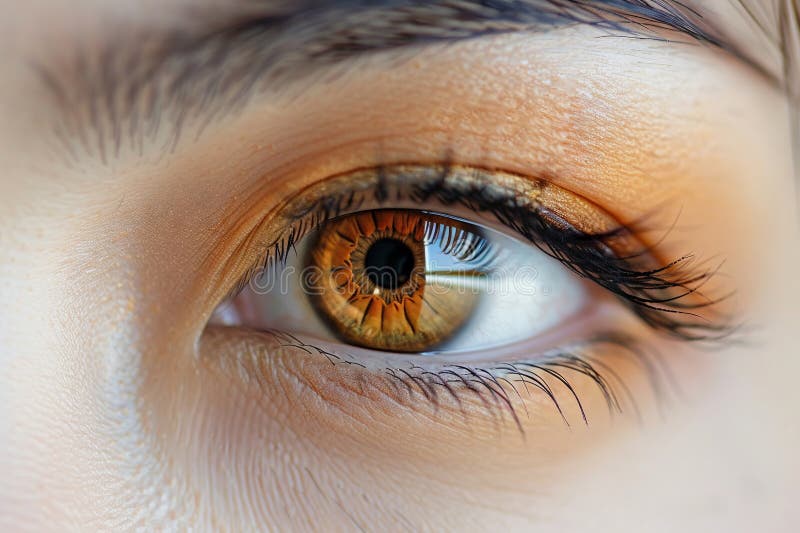 Macro Photography of a Beautiful Asian Eye, Sharp and Expressive on ...