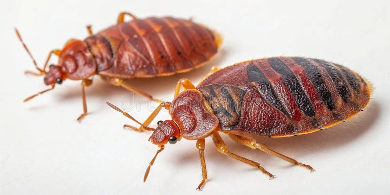 Bedbug. Close Up of Cimex Hemipterus - Bed Bug. Macro Photography of a ...