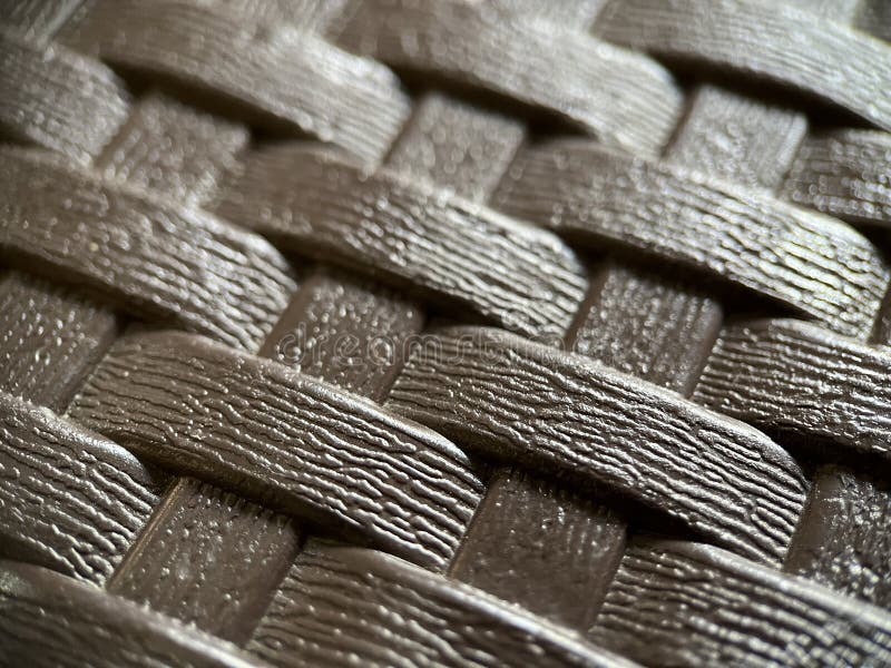 Macro Photography of Brown Plastic Weave Pattern with Detail Stock ...