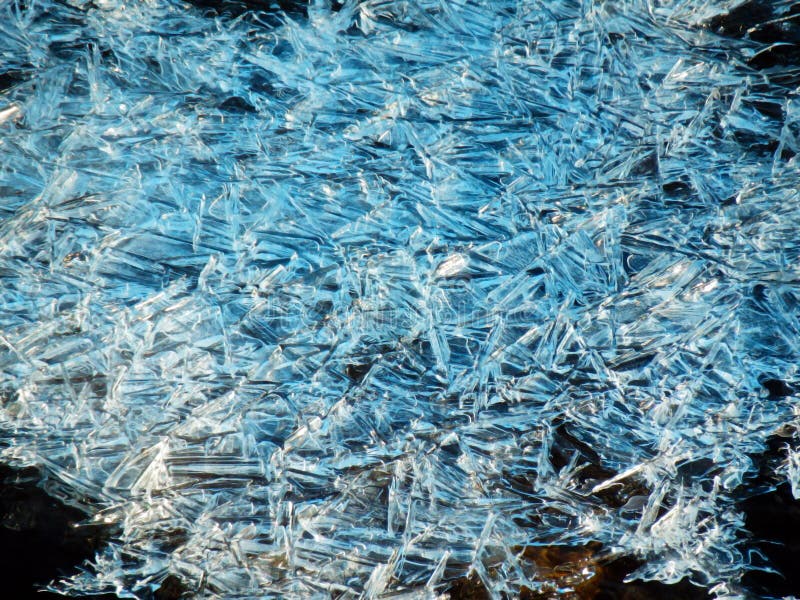 Macro Photography of Ice Texture Stock Image - Image of texture, water ...