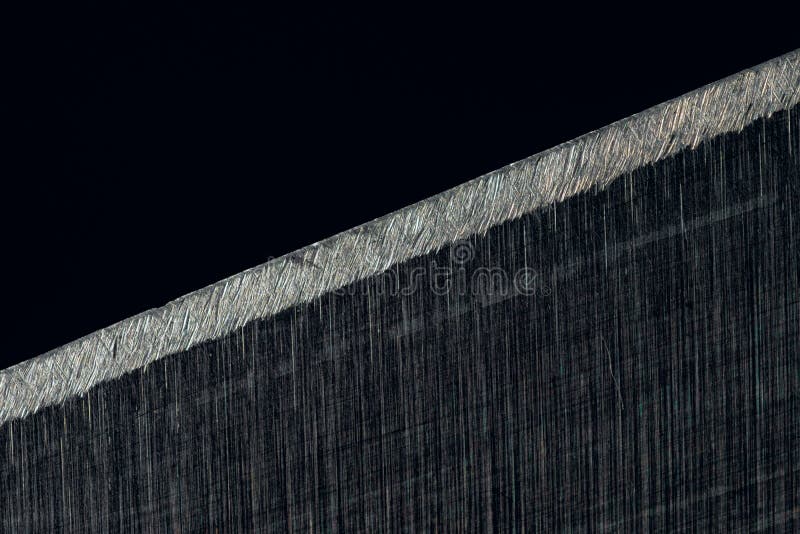 Macro knife edge stock image. Image of hunting, gray - 115881473