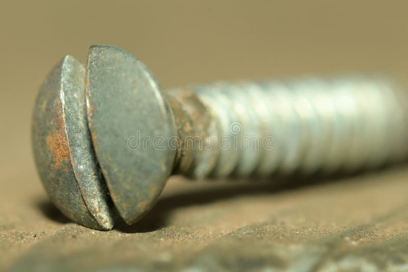 Macro Photography Rusty Screws Used Tools Texture Background Stock ...