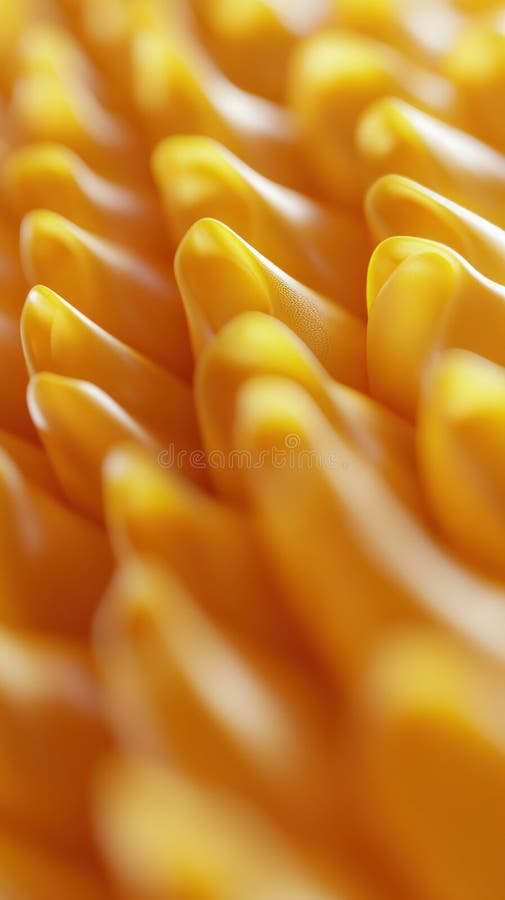 Macro Photography of Textured Corn Kernels on Cob Hyperrealistic Image ...