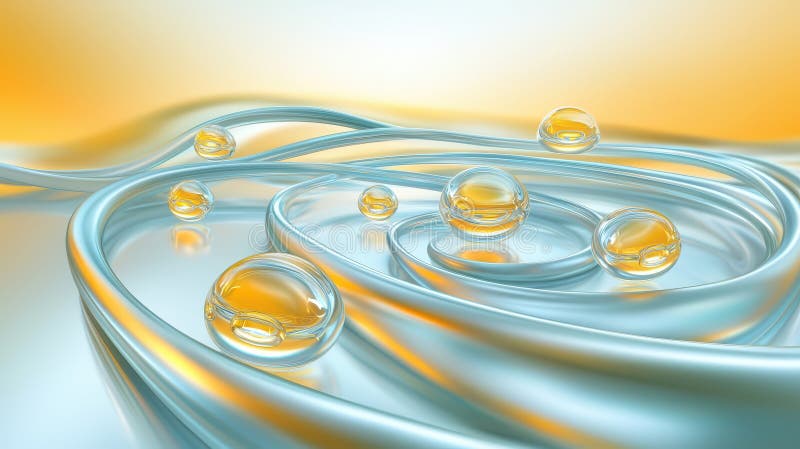 Macro Photography of Water Droplets on Vibrant Yellow Surface, Study in ...