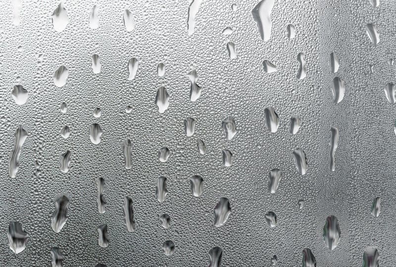 Macro Photography Water Drops on Glass Window White Background after ...