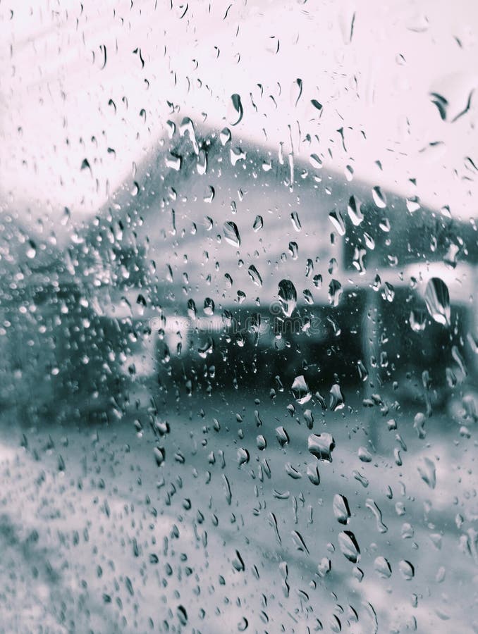 Macro Photography of Water in the Form of Dew on a Glass Object. Stock ...